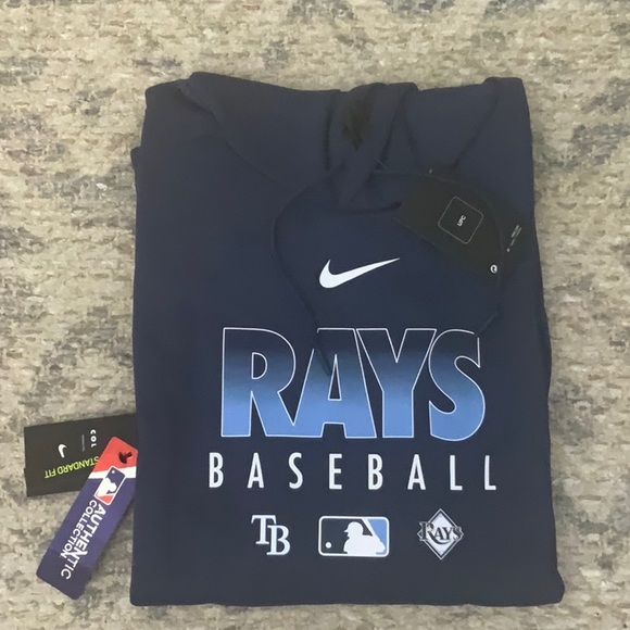 Nike MLB | Shirts | Nwt Mens Tampa Bay Rays Nike Navy Authentic ...